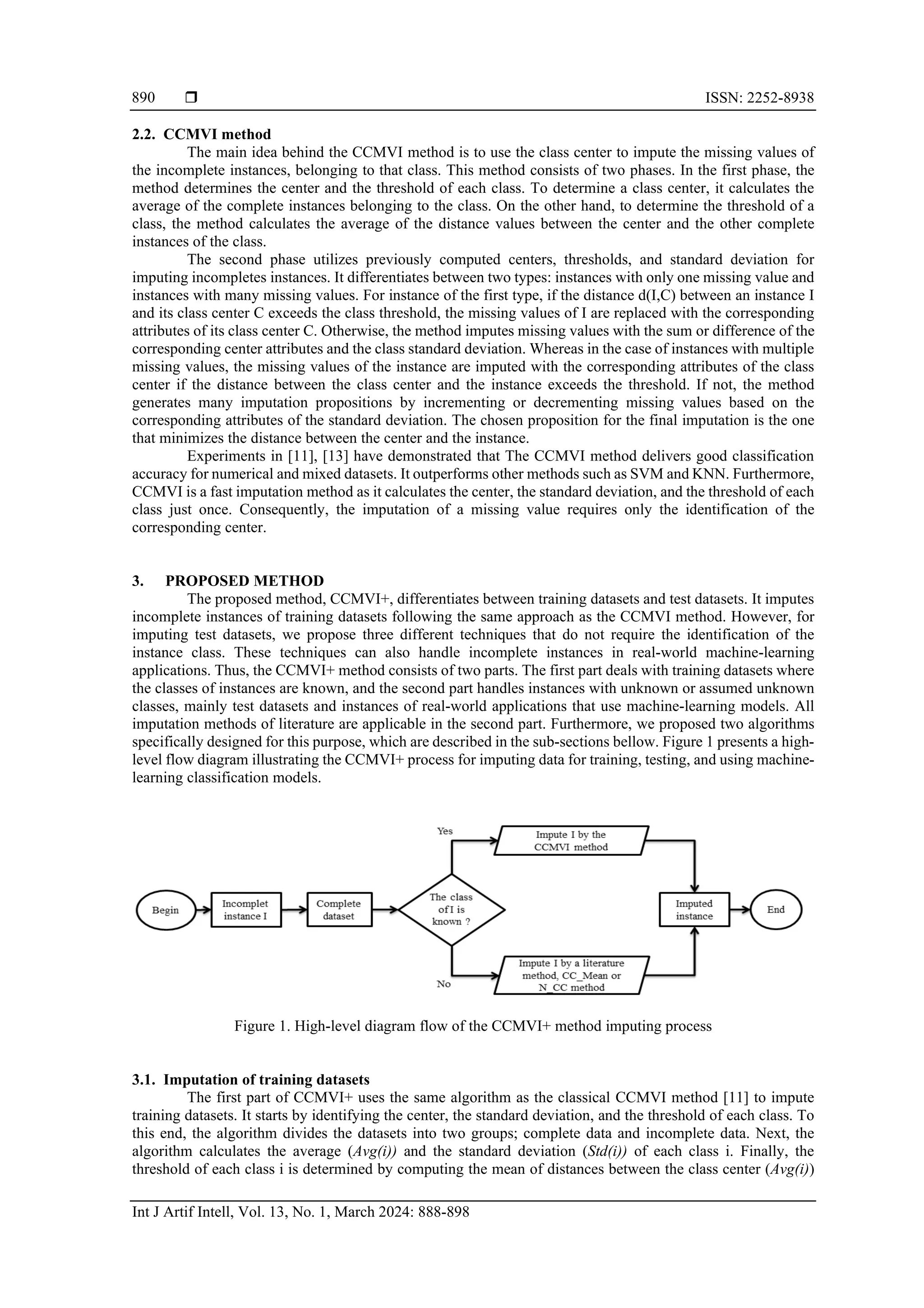 A method for missing values imputation of machine learning datasets | PDF