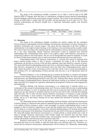 Understanding history, historical thinking, and historical consciousness, in learning history ...