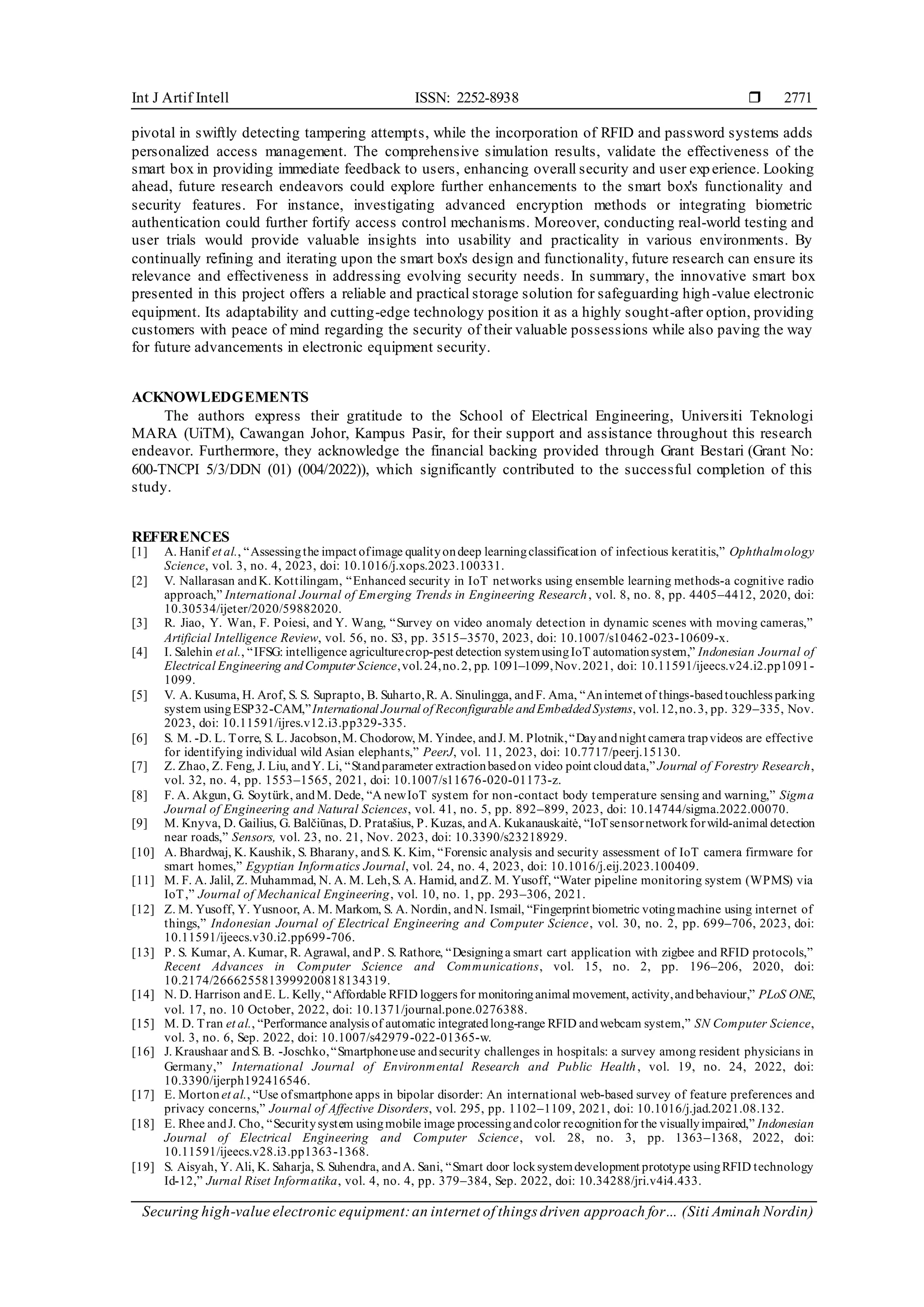 Securing high-value electronic equipment: an internet of things driven ...