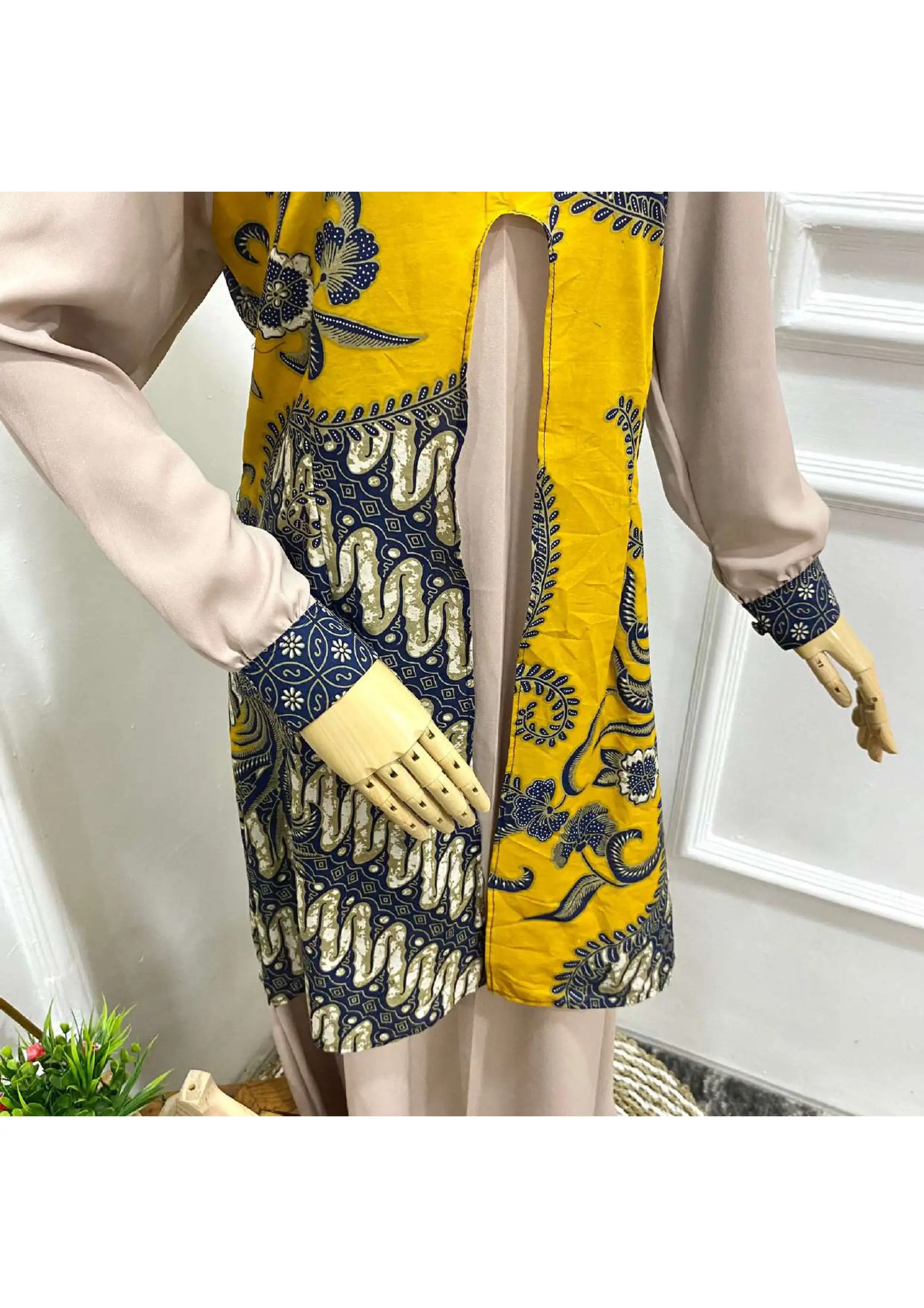 Jahit Gamis Batik Kombinasi by Rumah Jahit Azka | PDF