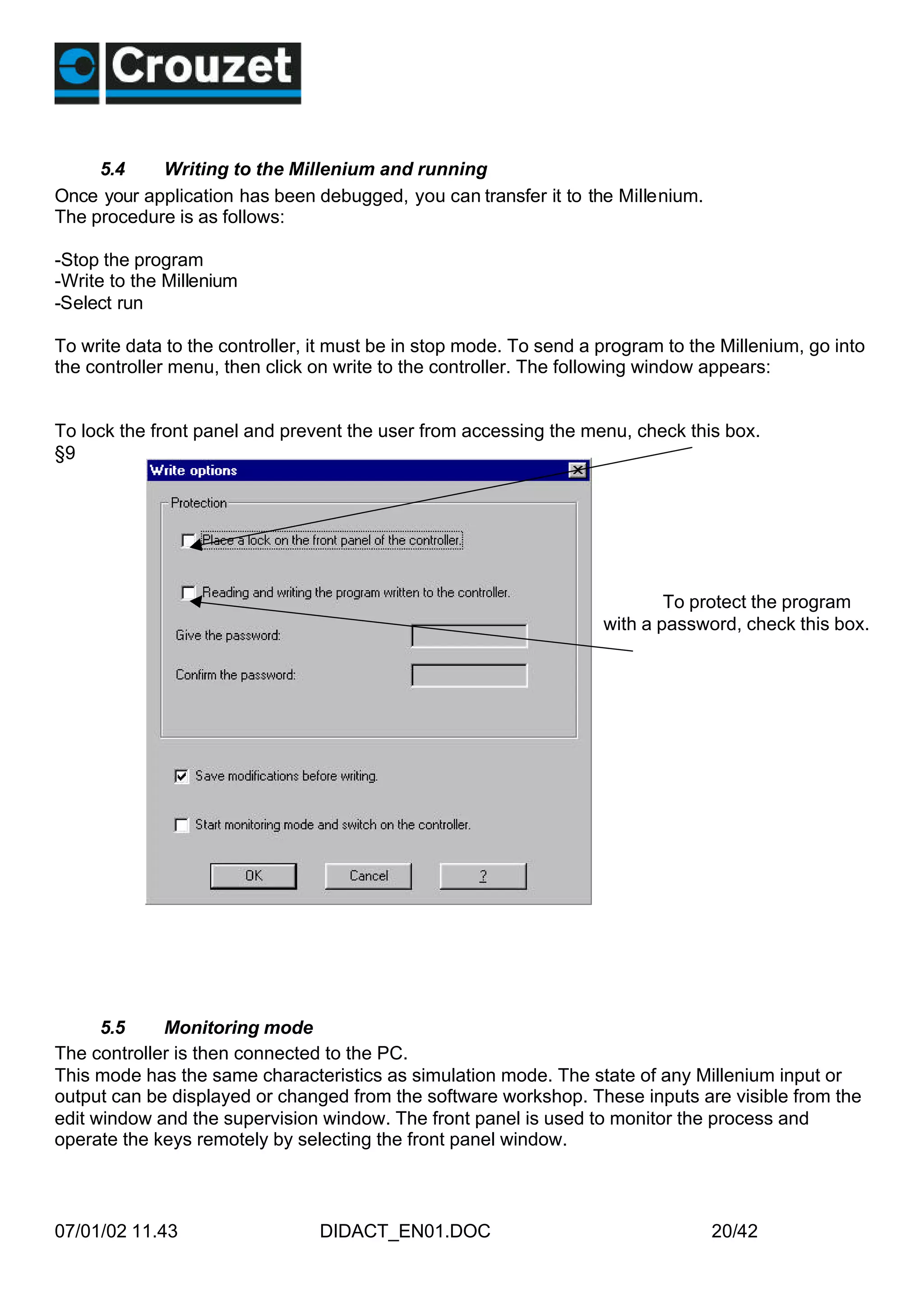 Manual de programacion PLC Crouzet Millenium | PDF