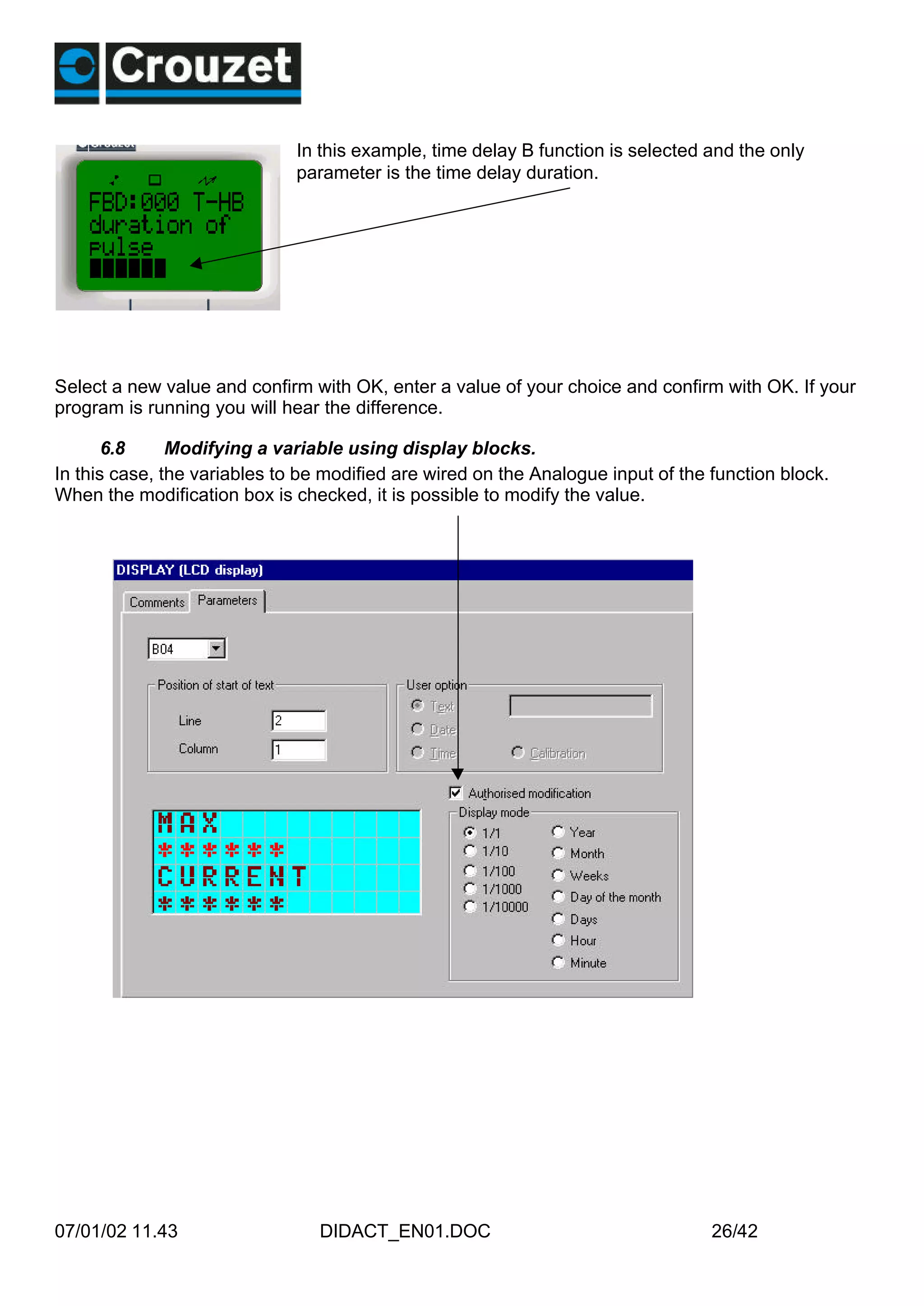 Manual de programacion PLC Crouzet Millenium | PDF