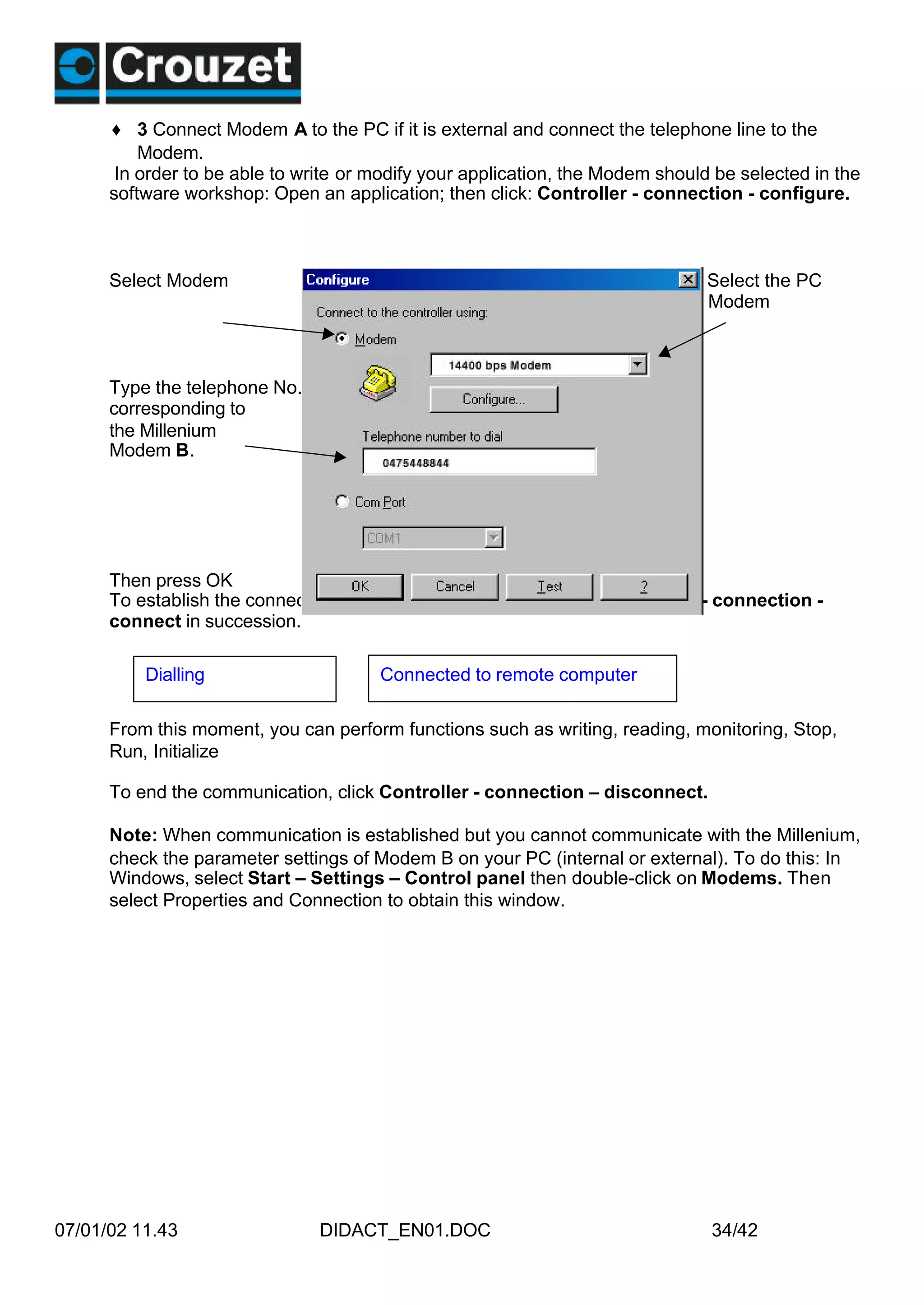 Manual de programacion PLC Crouzet Millenium | PDF