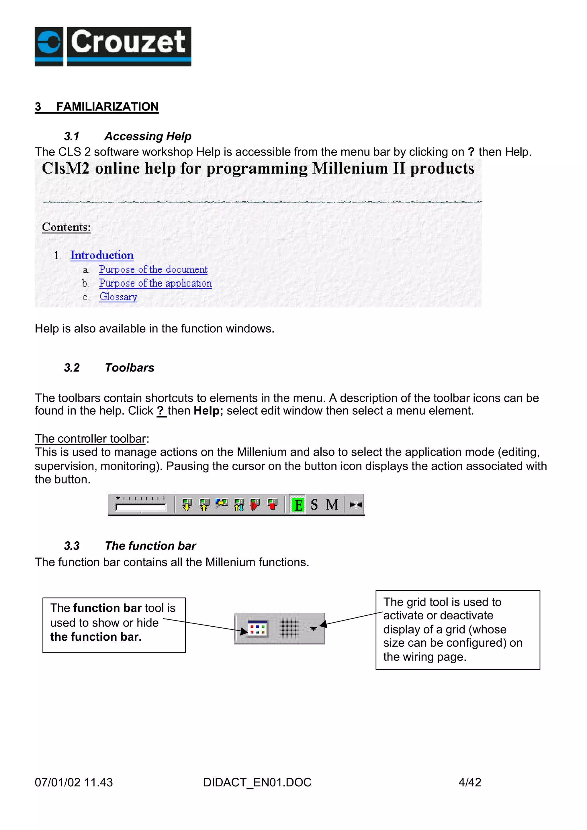 Manual de programacion PLC Crouzet Millenium | PDF