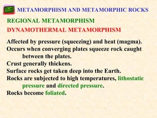 Metamorphic and types of the Metamorphism | PPT
