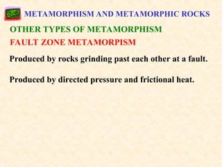 Metamorphic and types of the Metamorphism | PPT
