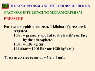 Metamorphic and types of the Metamorphism | PPT