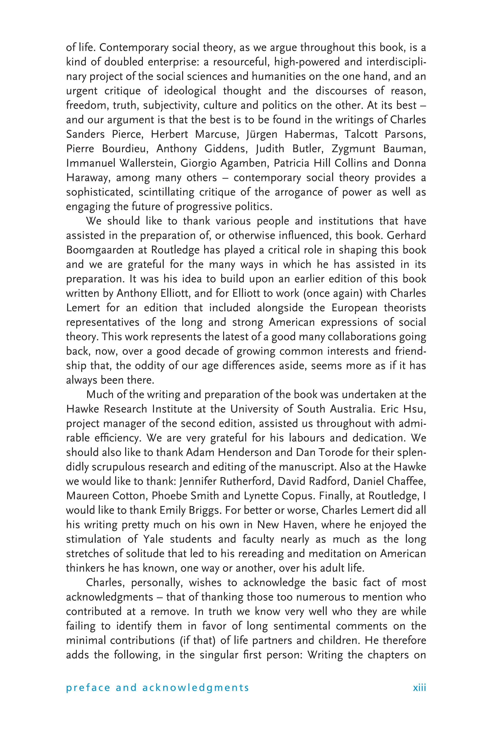 Introduction to contemporary social theory First Edition Lemert | PDF