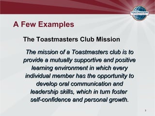 Developing A Mission (Powerpoint) | PPS