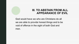 2 Corinthians 8:21 In the Sight of Men | PPTX