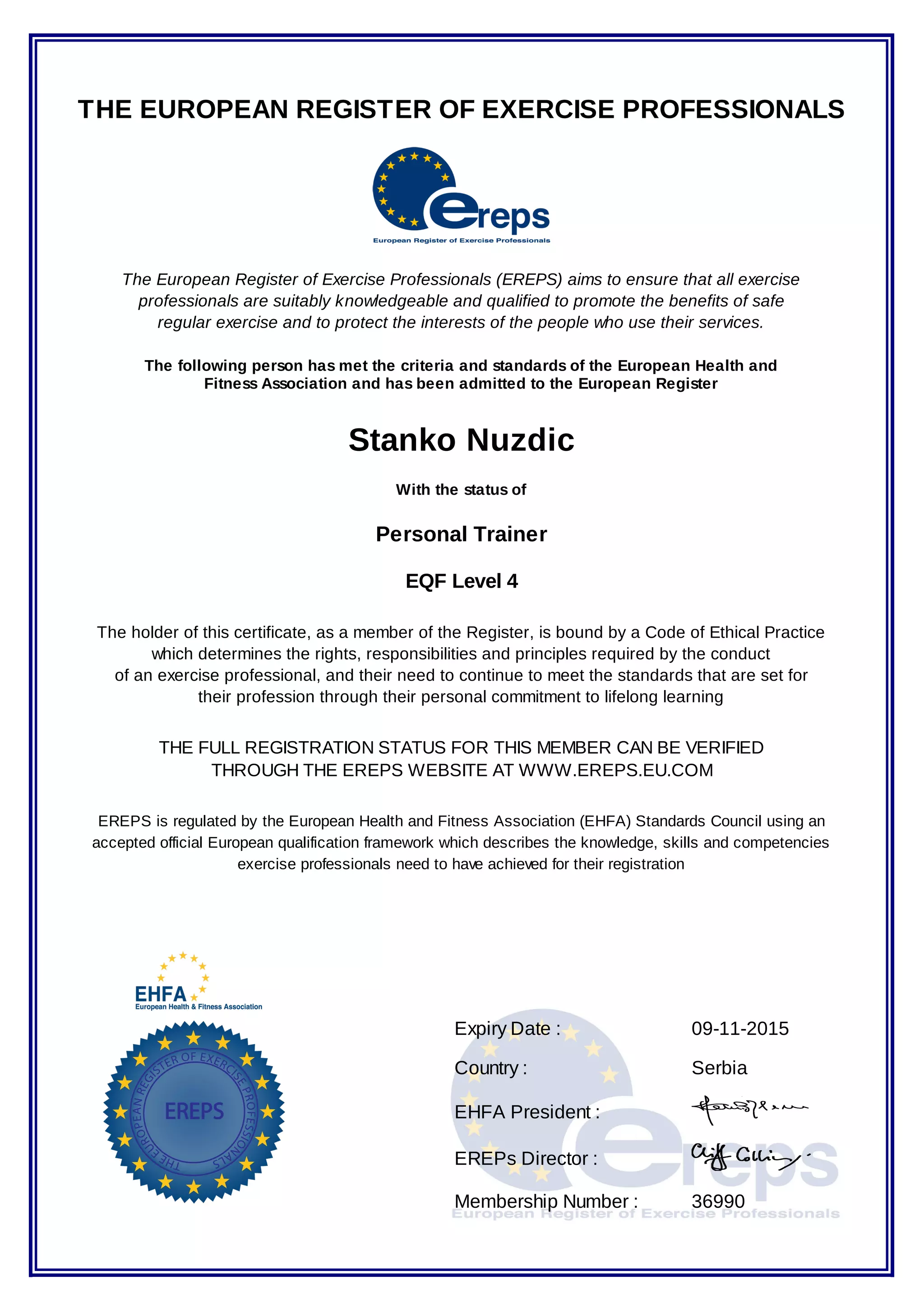MembershipCertificate | PDF
