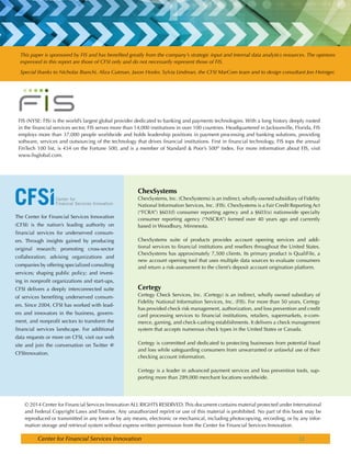RESEARCH_FIS_CFSI_BeyondCheckCashing_6.3.2014_FINAL | PDF
