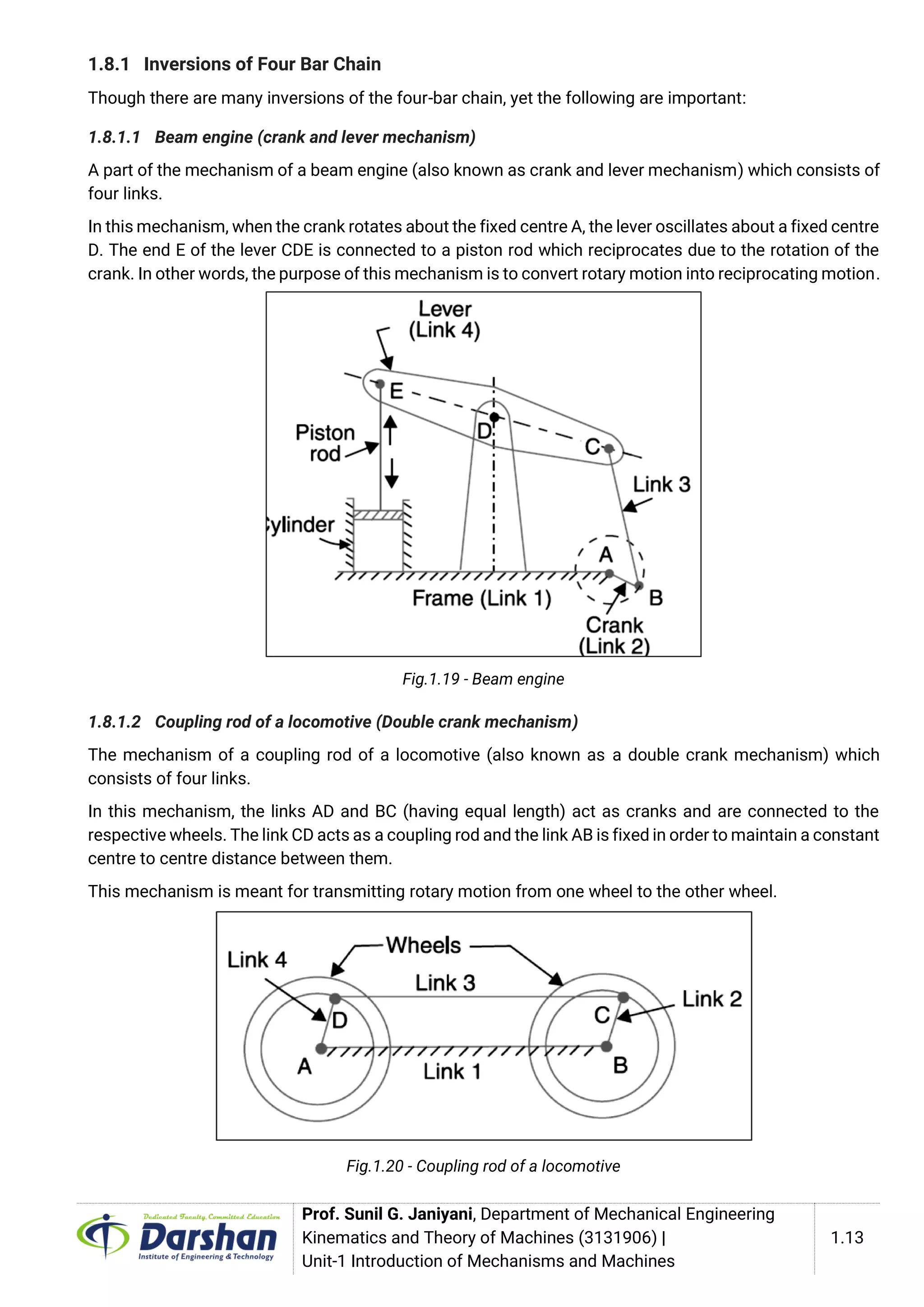 3131906 - INTRODUCTION OF MECHANISMS AND MACHINES | PDF | Robotics | Technology & Computing