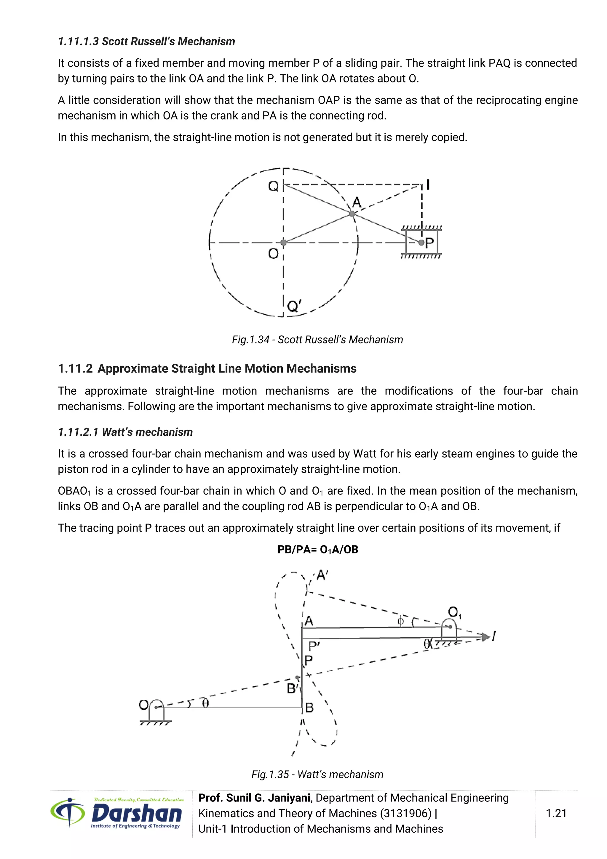 3131906 - INTRODUCTION OF MECHANISMS AND MACHINES | PDF | Robotics | Technology & Computing