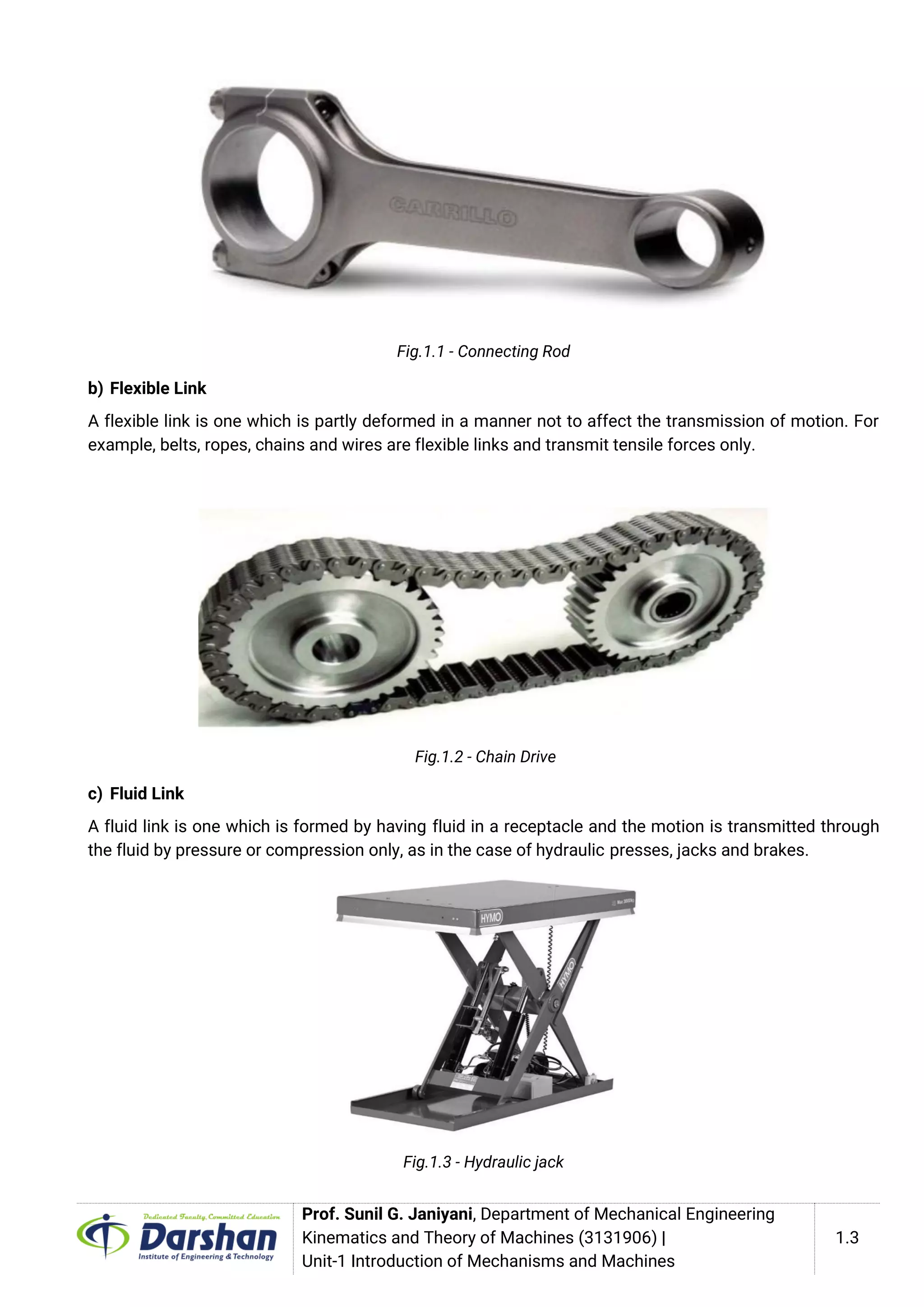 3131906 - INTRODUCTION OF MECHANISMS AND MACHINES | PDF | Robotics | Technology & Computing