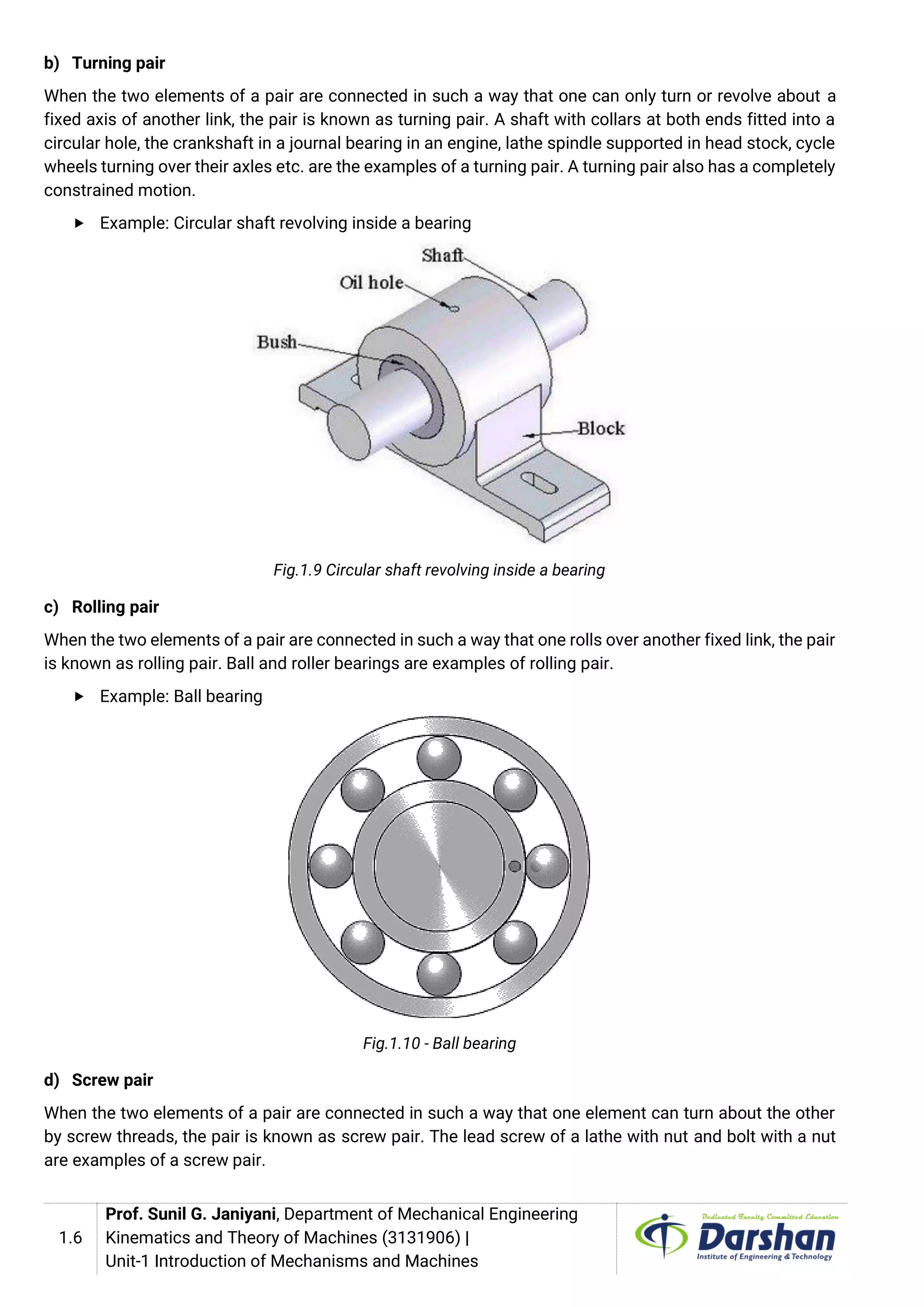 3131906 - INTRODUCTION OF MECHANISMS AND MACHINES | PDF | Robotics | Technology & Computing