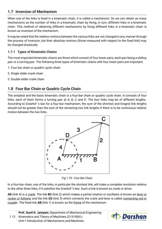 3131906 - INTRODUCTION OF MECHANISMS AND MACHINES | PDF | Robotics | Technology & Computing