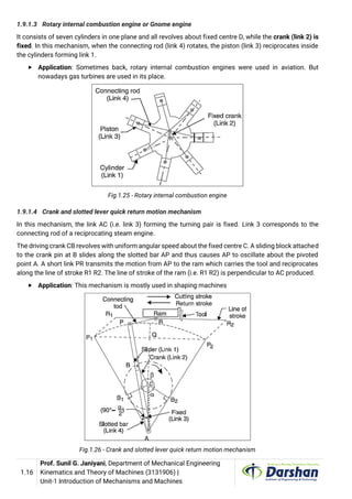 3131906 - INTRODUCTION OF MECHANISMS AND MACHINES | PDF | Robotics | Technology & Computing