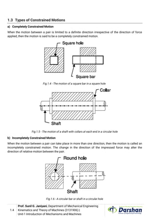 3131906 - INTRODUCTION OF MECHANISMS AND MACHINES | PDF