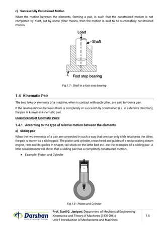 3131906 - INTRODUCTION OF MECHANISMS AND MACHINES | PDF | Robotics | Technology & Computing