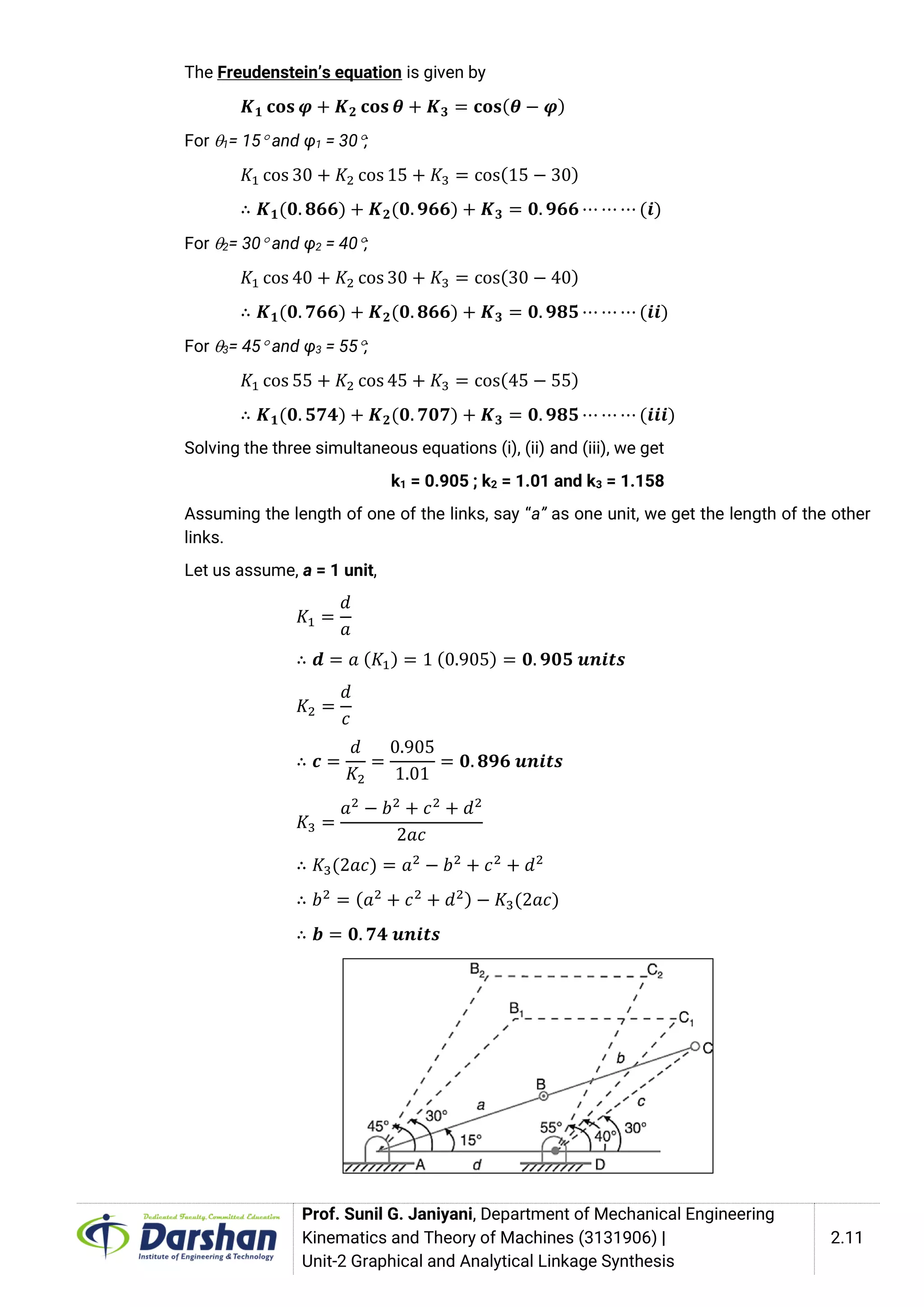 3131906 Graphical And Analytical Linkage Synthesis Pdf