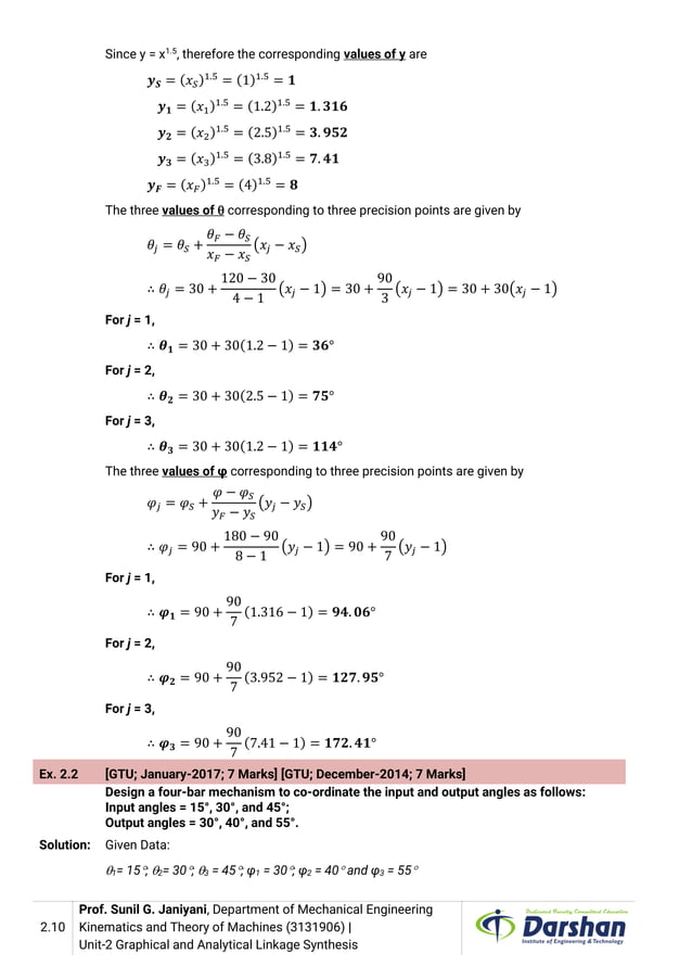 3131906 Graphical And Analytical Linkage Synthesis Pdf