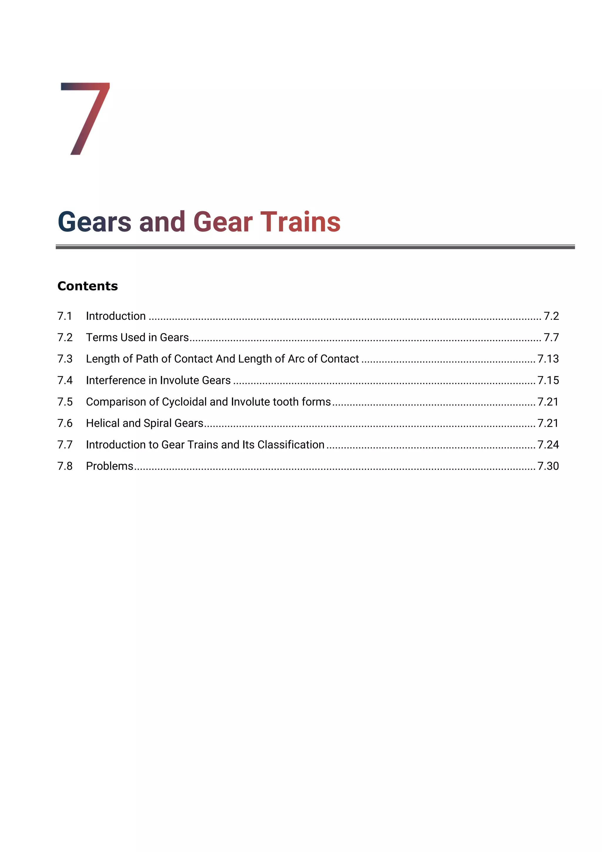 3131906 GEARS AND GEAR TRAINS | PDF