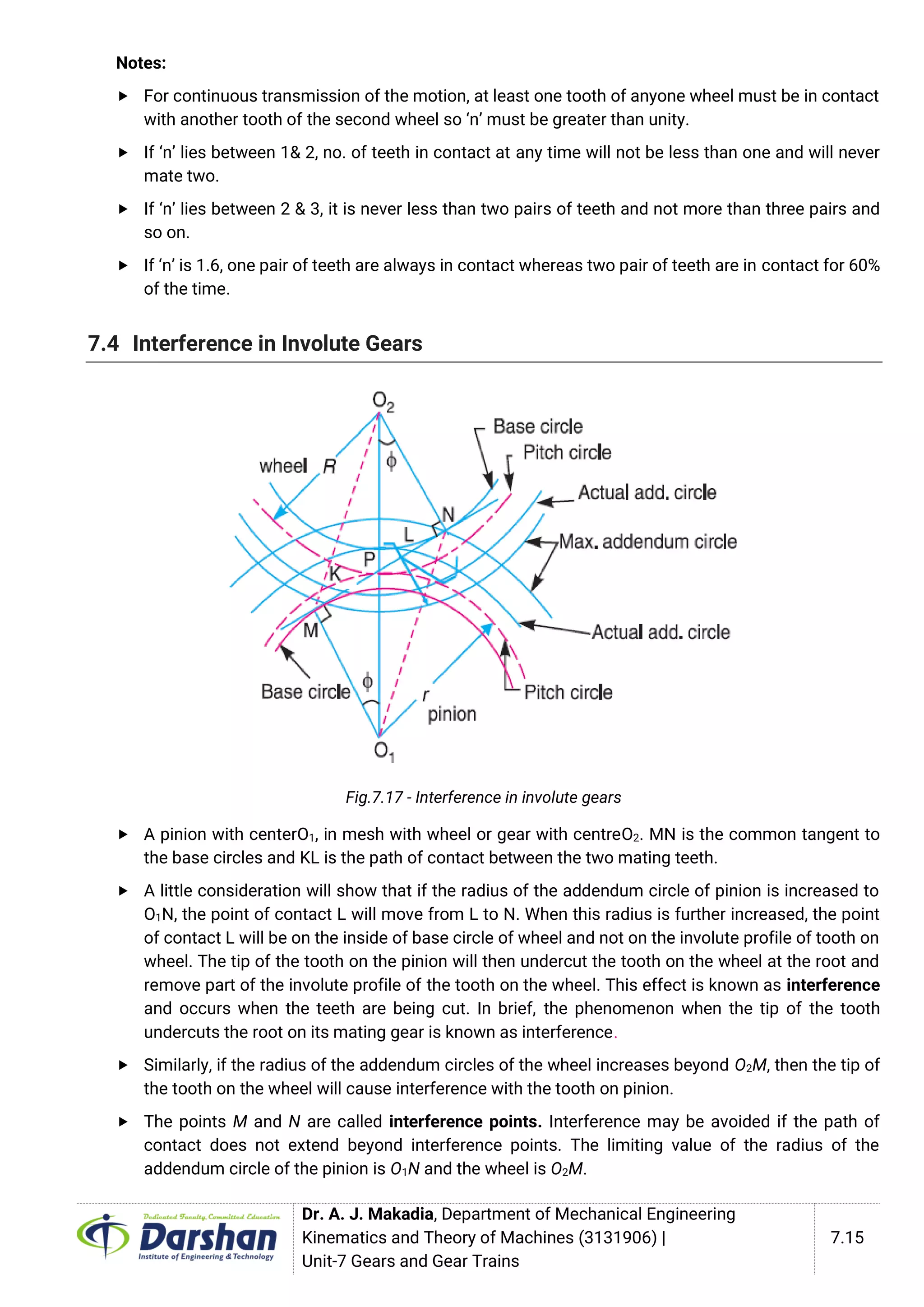 3131906 GEARS AND GEAR TRAINS | PDF
