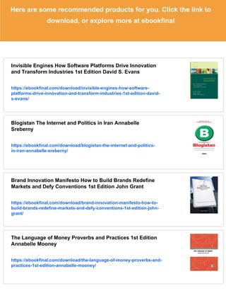 Platforms Markets and Innovation Annabelle Gawer | PDF