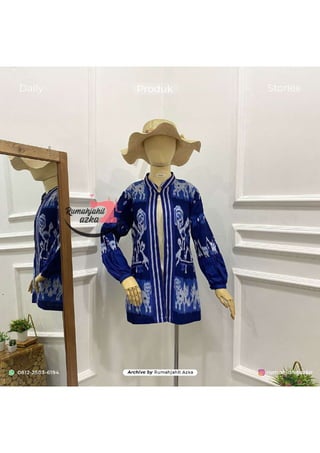 Jasa Jahit Custom Outer Batik by Rumah Jahit Azka | PDF