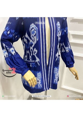 Jasa Jahit Custom Outer Batik by Rumah Jahit Azka | PDF