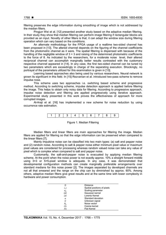 An Image Enhancement Approach to Achieve High Speed using Adaptive Modified Bilateral Filter for ...