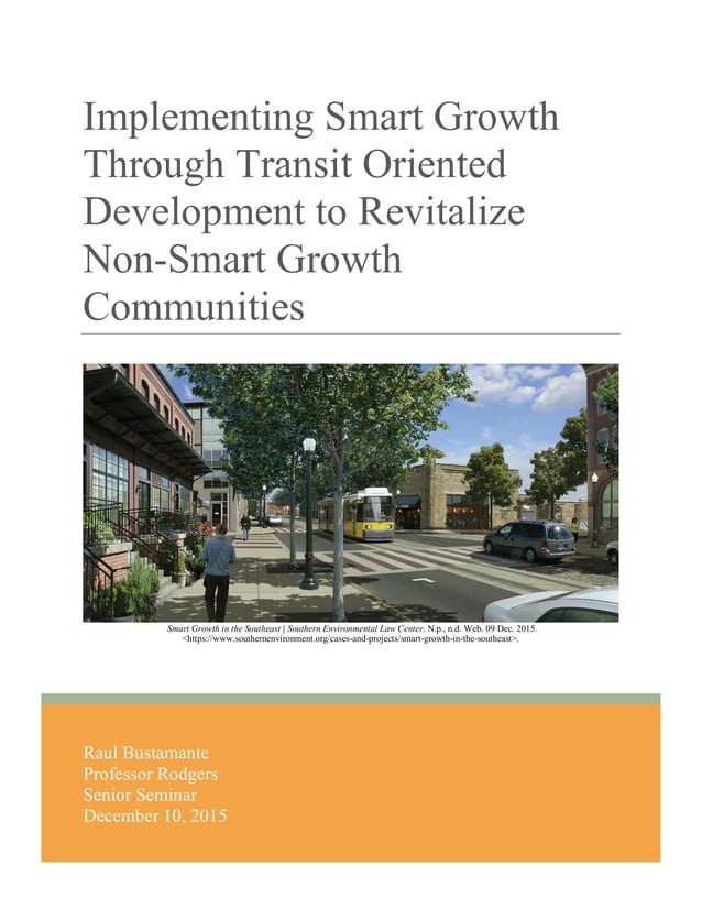 Revitilizing Communities Through Smart Growth Development | PDF