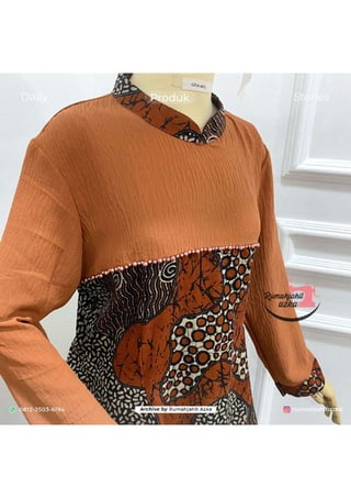 Jahit Gamis Batik by Rumah Jahit Azka | PDF