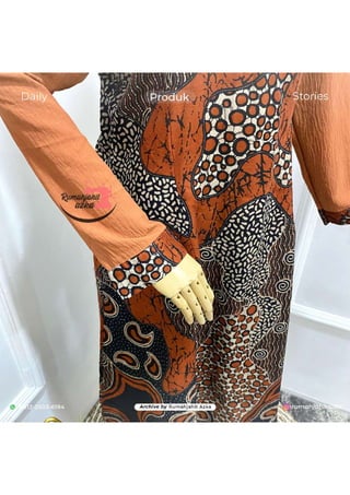 Jahit Gamis Batik by Rumah Jahit Azka | PDF