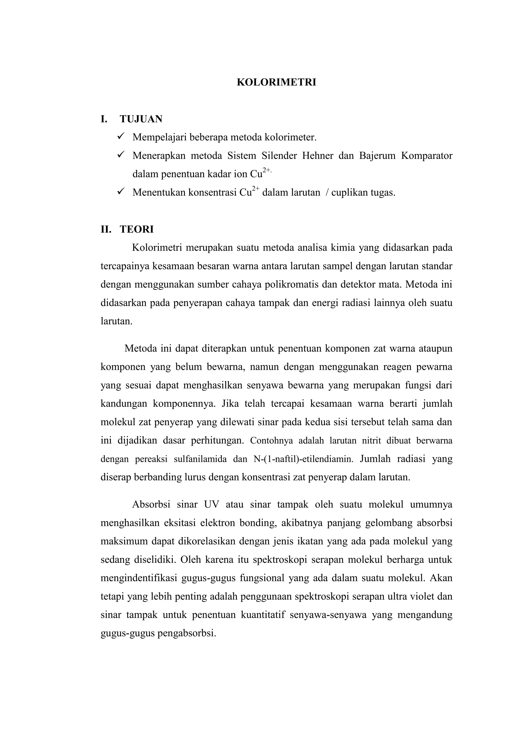 kolorimetri | DOCX