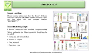 Labelling of samples | PPT