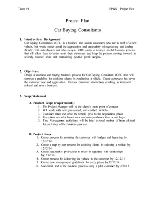 Car_Buing_ Project Plan_PPS | DOCX