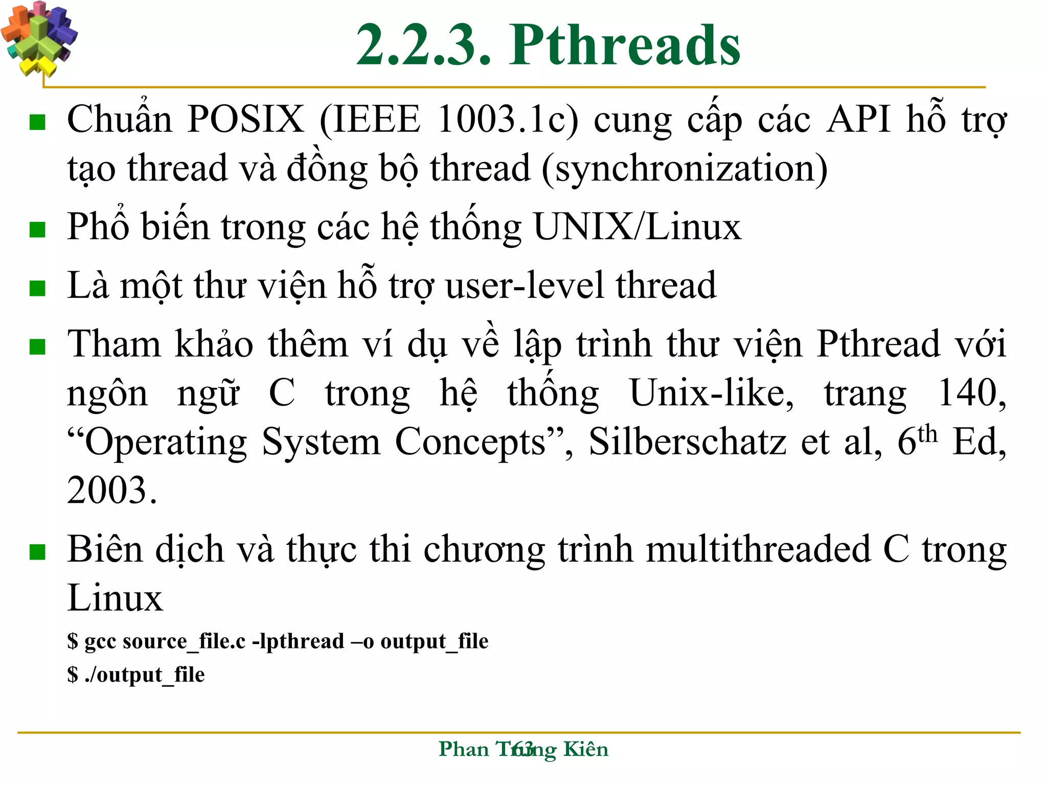 Bài Giảng Quản Lý Tiến Trình Trong Hệ Điều Hành | PDF