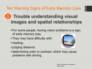 Early Memory Loss vs Normal Aging final | PPTX