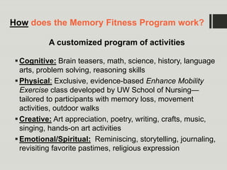 Early Memory Loss vs Normal Aging final | PPTX