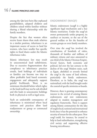Islamic Principles and Land. Opportunities for Engagement | PDF | Islam ...