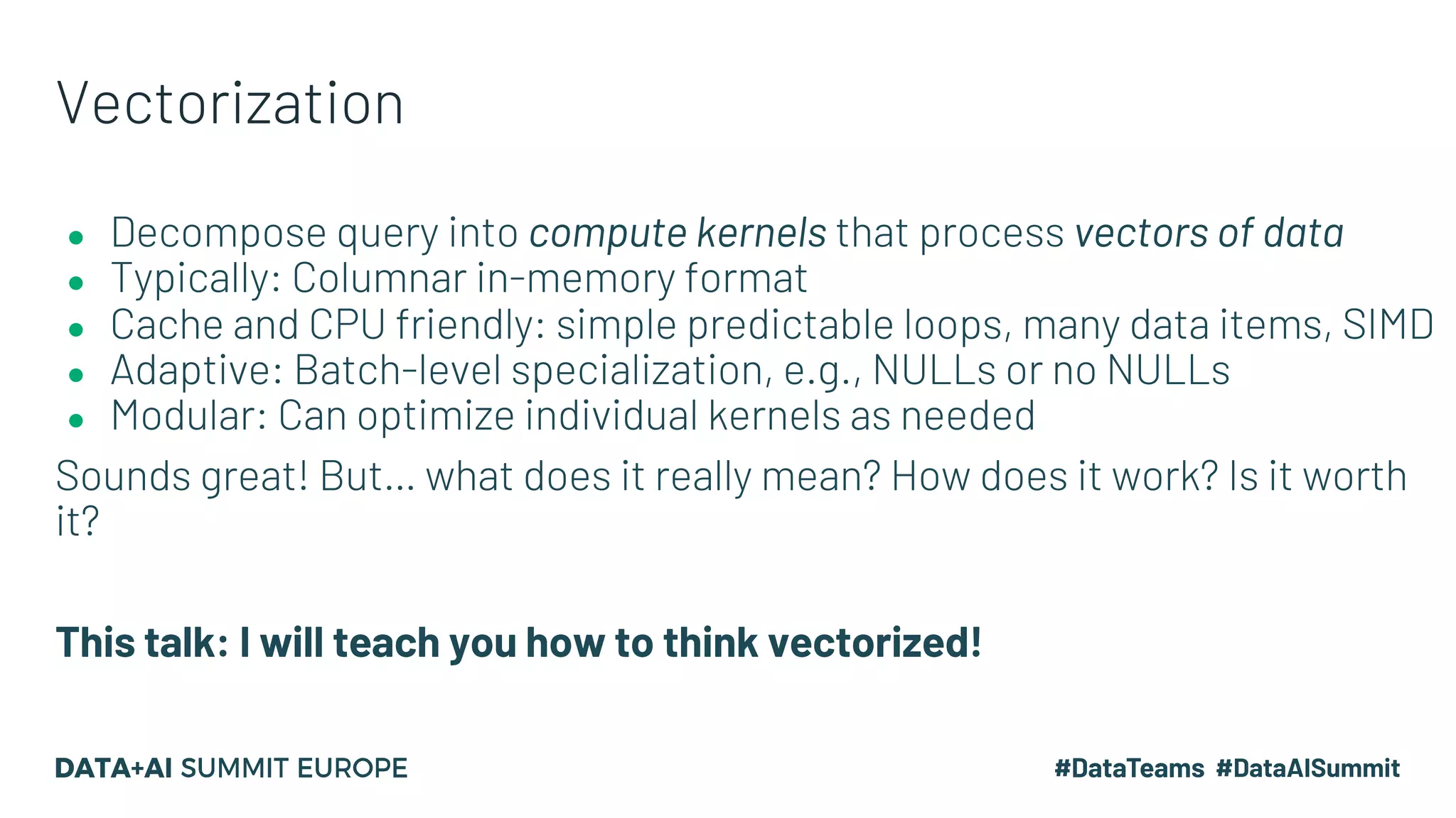 Photon Technical Deep Dive: How to Think Vectorized | PDF
