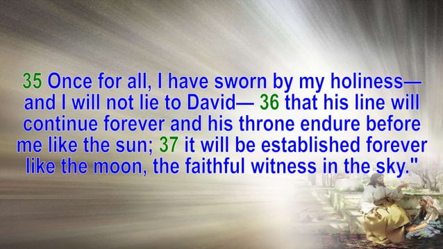 313 God's Covenant Our Comfort 2 Samuel 23:5 | PPTX