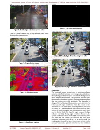 Traffic Light Detection for Red Light Violation System | PDF