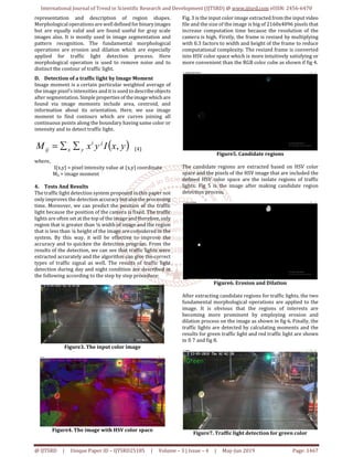 Traffic Light Detection for Red Light Violation System | PDF
