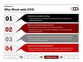 CCG Pitch Deck FA16 | PDF