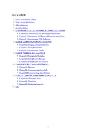 Managerial Communication 7th Edition Geraldine E. Hynes & Jennifer R ...