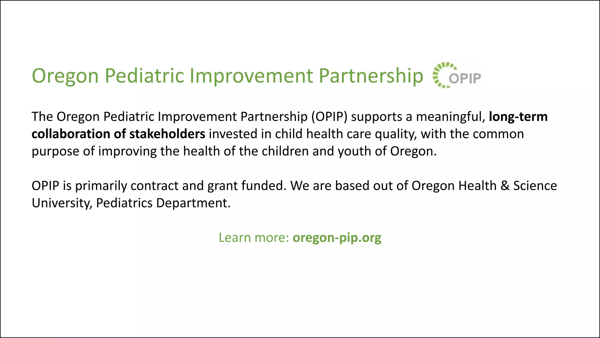 Identifying and Serving Children with Health Complexity: Spotlight on ...