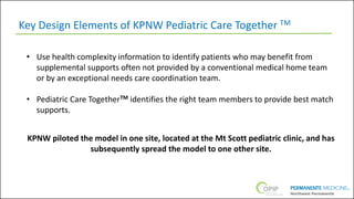 Identifying and Serving Children with Health Complexity: Spotlight on ...
